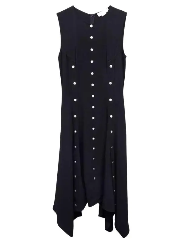Stella McCartney Sleeveless Asymmetrical Hem Dress - Black