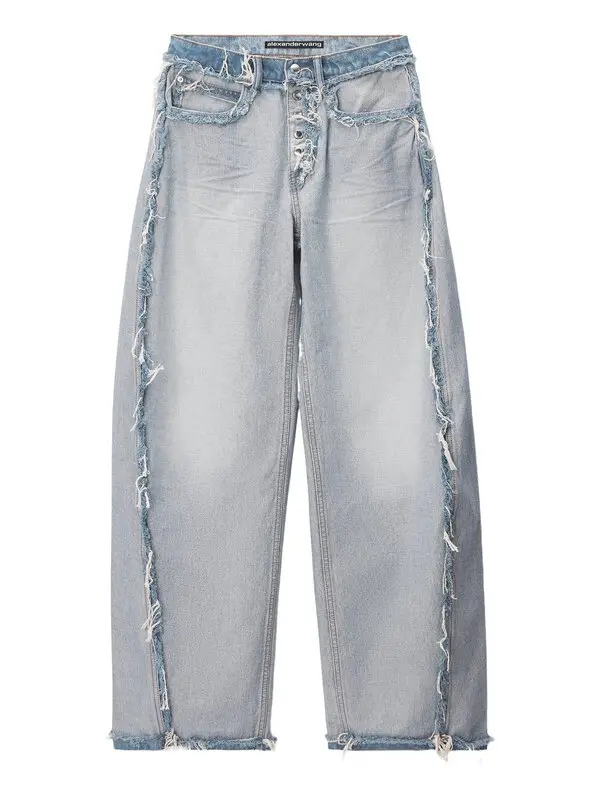 Alexander Wang Mid-rise Relaxed Fit Jeans - Gray