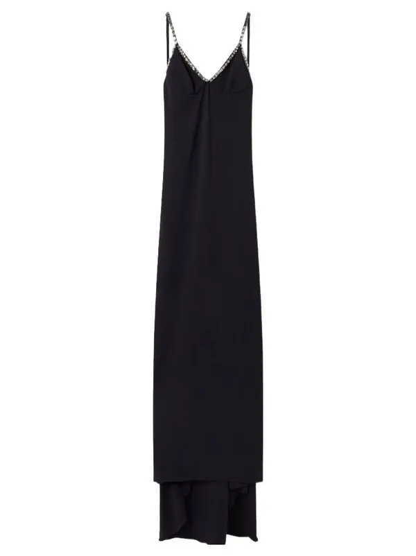Stella McCartney Embellished Long Dress - Black