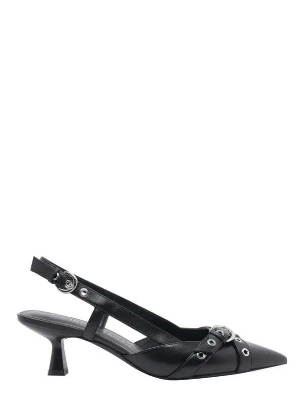 STUART WEITZMAN Slingback Heels With Stud Detailing - Black