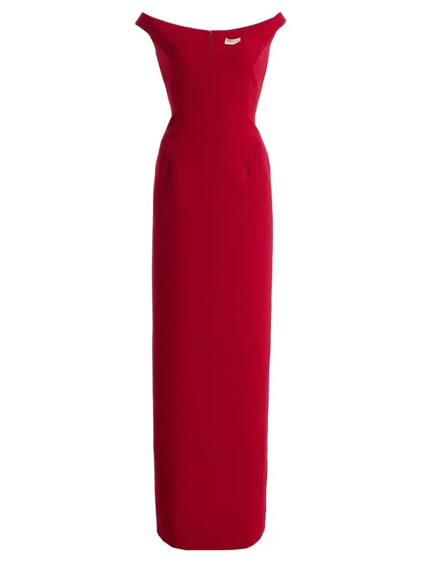 Arcina Ori Ellery Crepe Maxi Dress - Red