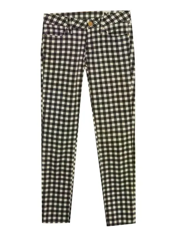 Missoni Plaid Low-rise Trousers - Black