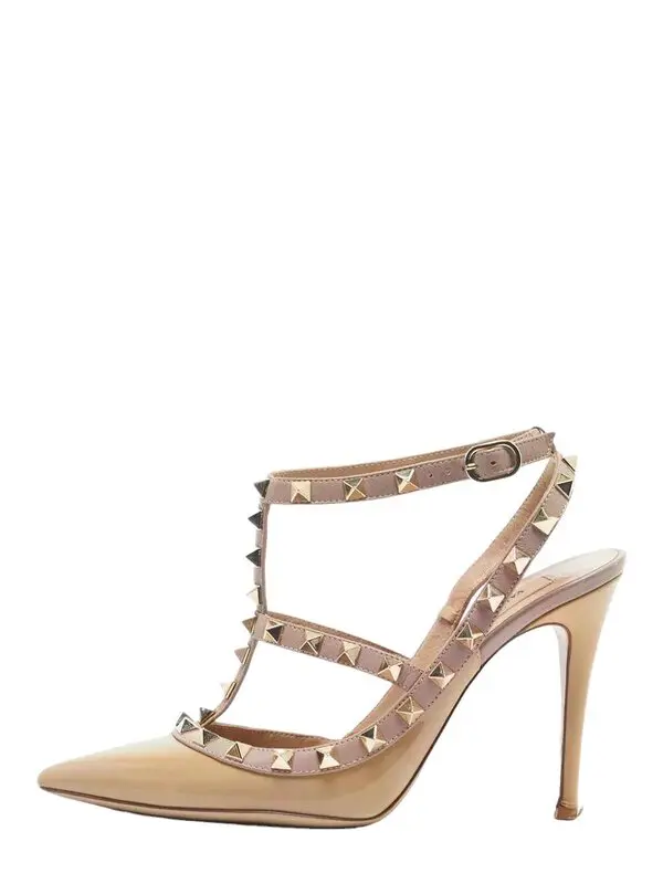Valentino Garavani Rockstud Caged Pumps - Neutrals