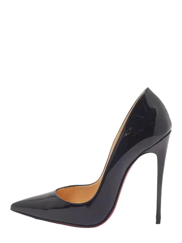 CHRISTIAN LOUBOUTIN Patent Leather Pumps - Black