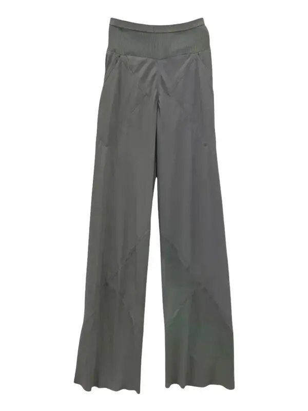 Rick Owens Paneled Wide-leg Trousers - Grey