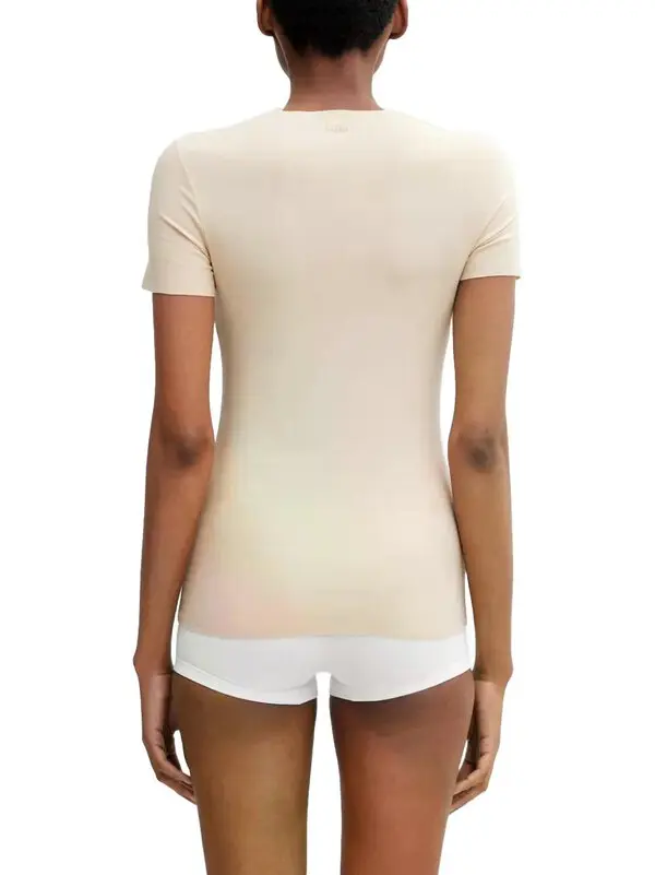 MAISON MARGIELA Logo Print T-shirt - Neutrals