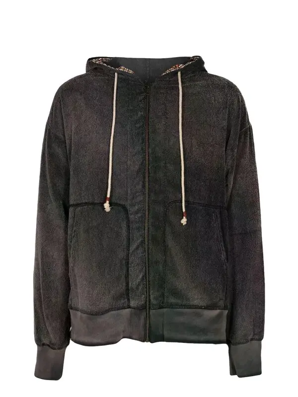 MONOSTEREO Zip-up Hoodie - Black