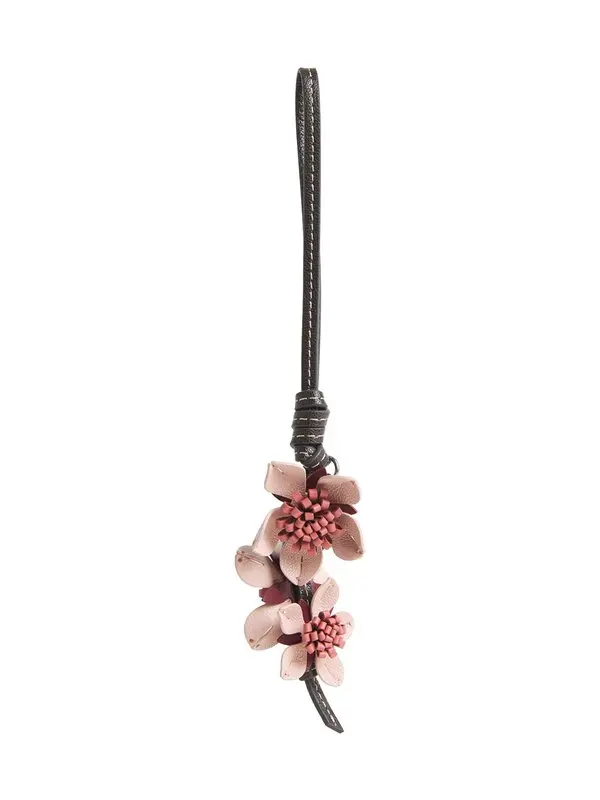 ANYA HINDMARCH Leather Sakura Charm - Pink