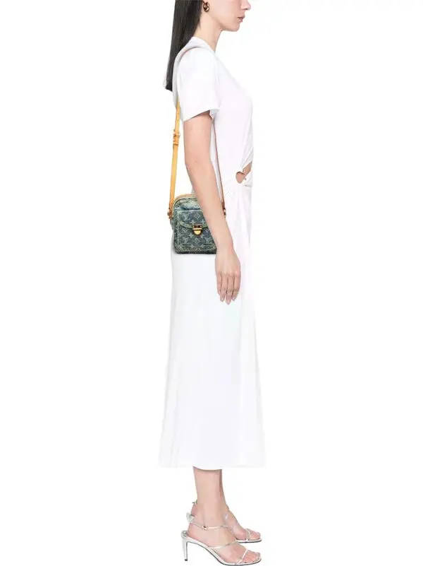 LOUIS VUITTON Monogram Denim Camera Bag - Blue