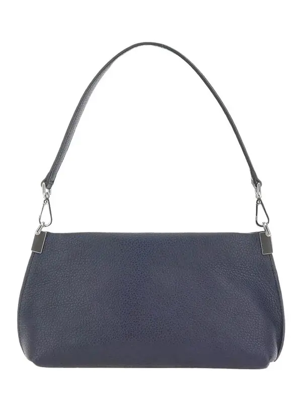 GIANNI CHIARINI Tumbled Leather Shoulder Bag - Blue