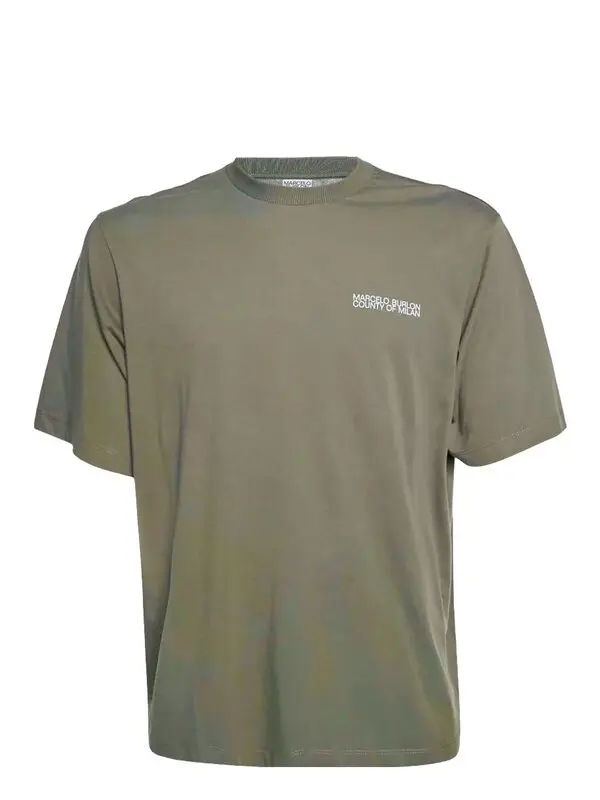 COUNTY OF MILAN Tempera Cross T-shirt - Green