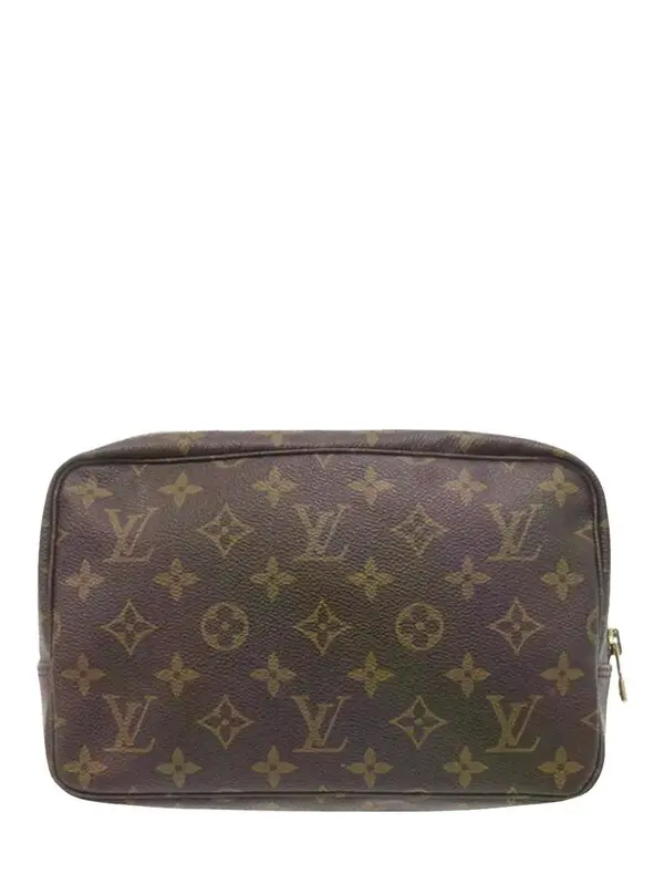 LOUIS VUITTON Monogram Trousse Toilette 23 Clutch Bag - Brown