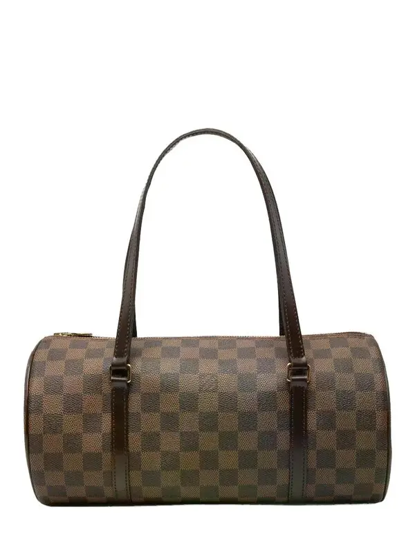 LOUIS VUITTON 2009 Damier Ebene Papillon 30 Handbag - Brown