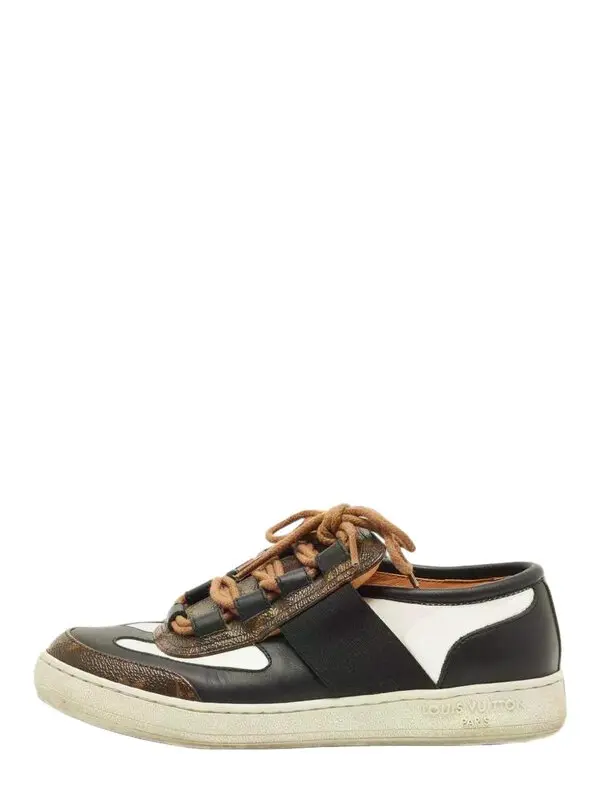 LOUIS VUITTON Monogram Canvas Sneakers - Black