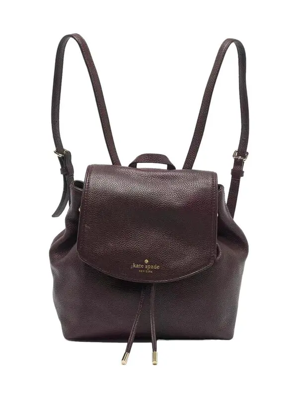 Kate Spade New York Pebbled Leather Backpack - Brown