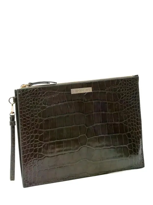 SAIID KOBEISY Tutto Clutch Bag - Green