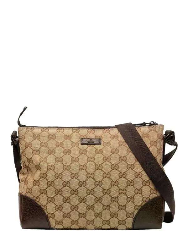 Gucci Gg Canvas Crossbody Bag - Neutrals