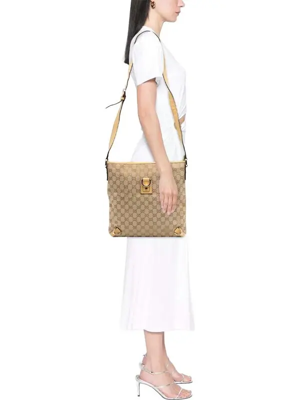 Gucci Gg Canvas Abbey D Ring Crossbody Bag - Neutrals
