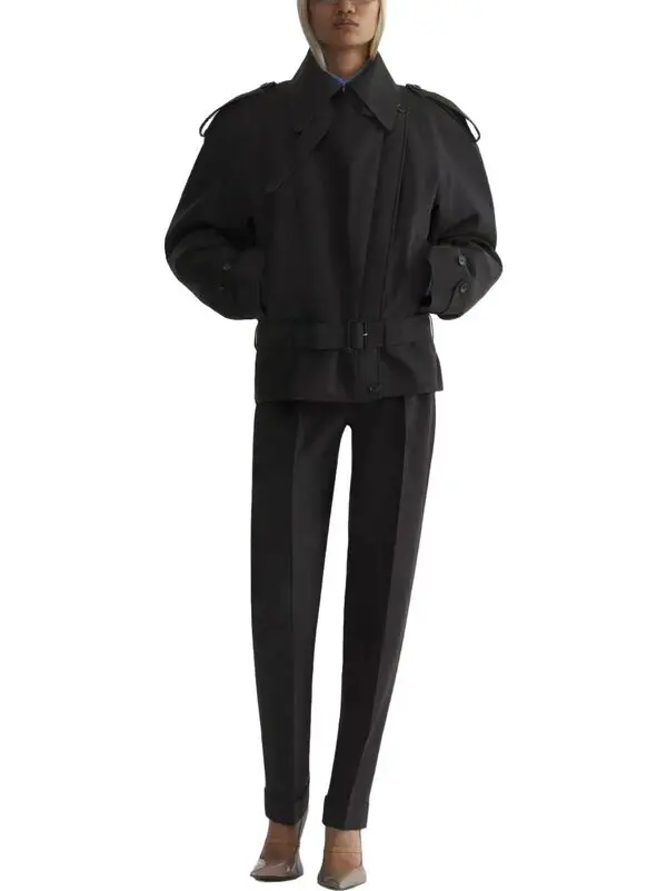 MUGLER Round Jacket - Grey