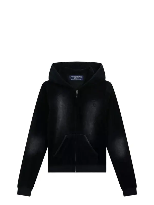 Juicy Couture Velour Hoodie - Black