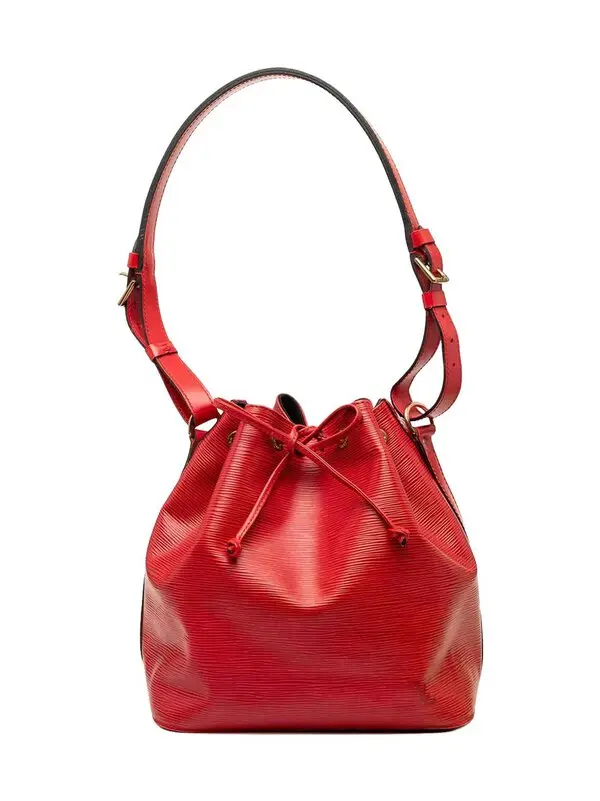 LOUIS VUITTON Epi Petit Noe Bucket Bag - Red