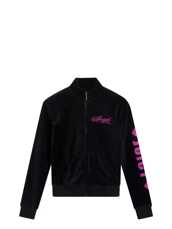 Juicy Couture Angel Textured Sweatshirt - Black
