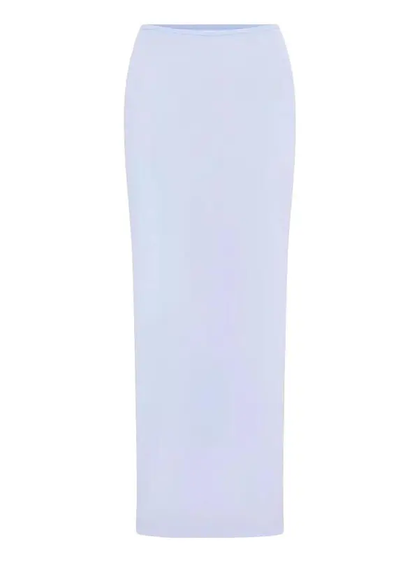 FAE SWIM Verona Maxi Skirt - Blue