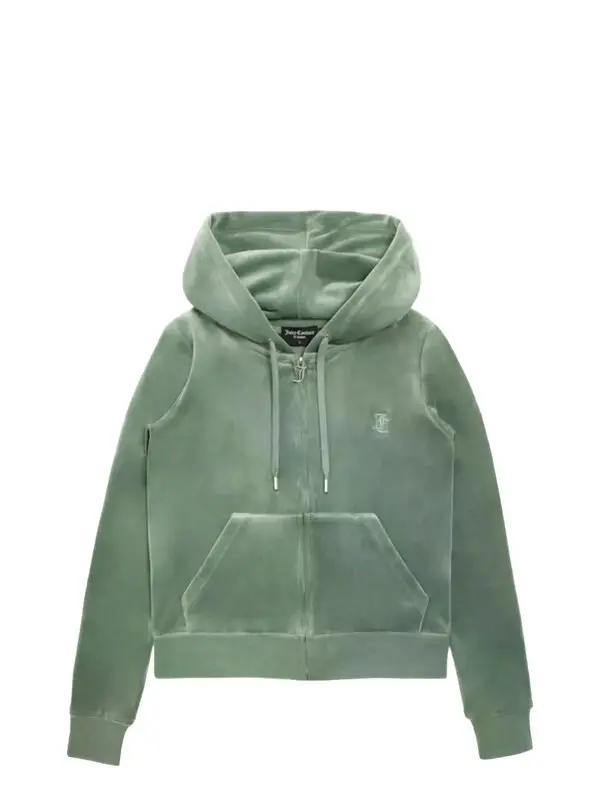 Juicy Couture Robertson Textured Hoodie - Green