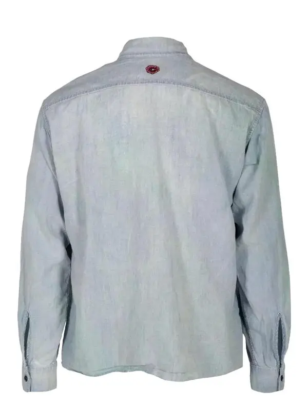 MONOSTEREO Raw-hem Shirt - Blue