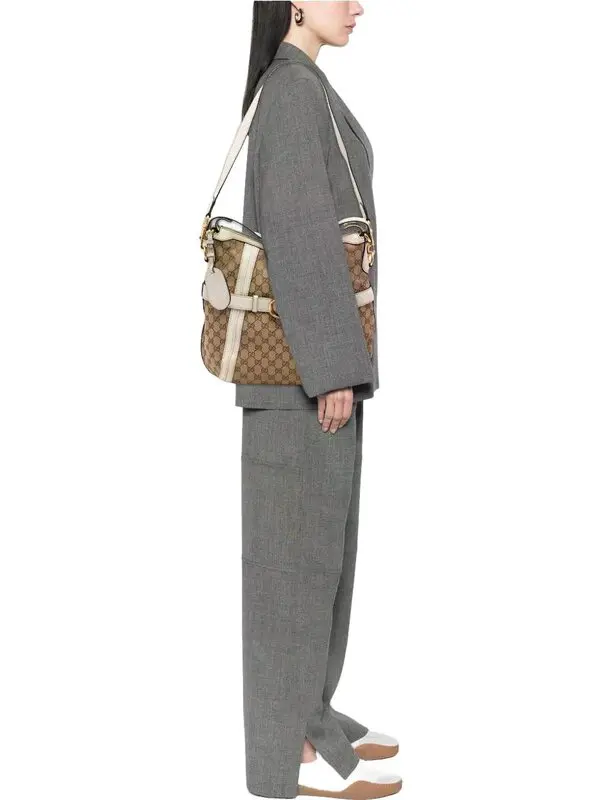 Gucci Gg Canvas Running Satchel - Neutrals
