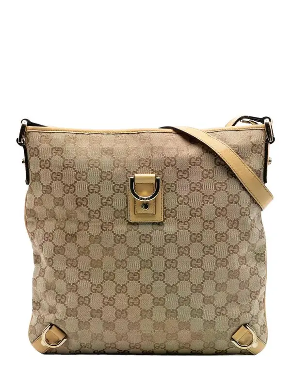 Gucci Gg Canvas Abbey D Ring Crossbody Bag - Neutrals
