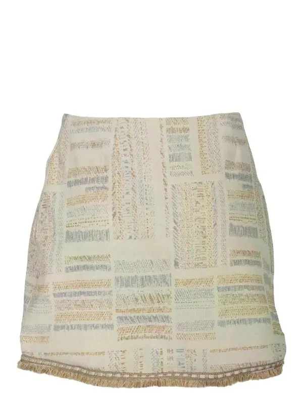 Devon Windsor Moe Mini Skirt - Neutrals