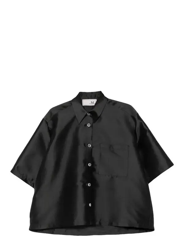 THE M.. Lidia Short-sleeve Shirt - Black