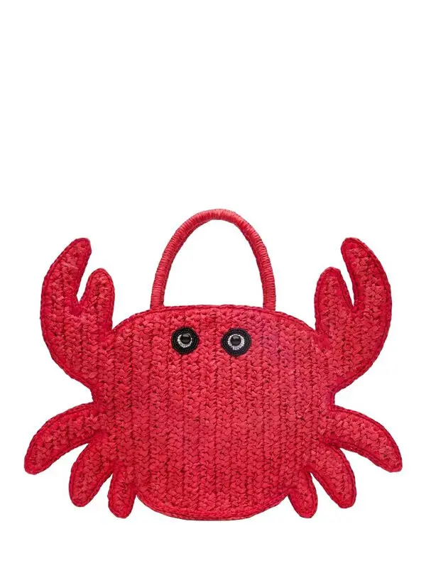 SIMONMILLER Crab Woven Mini Bag - Red