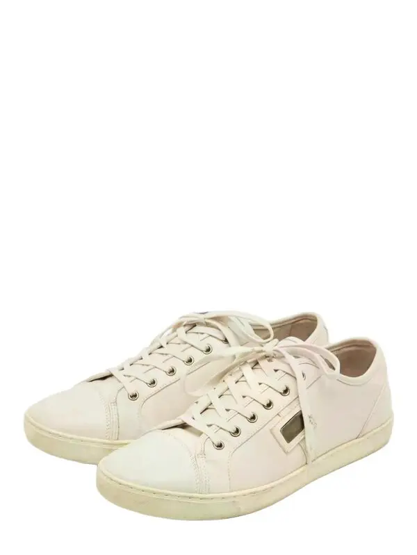 Dolce & Gabbana Logo Plaque Low-top Sneakers - Neutrals