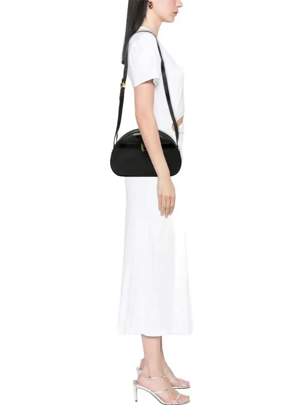 Dior 20th Century Oblique Trotter Coated Canvas Crossbody Bag - Black