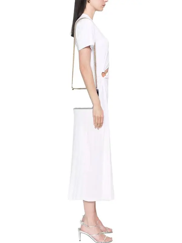 Gucci Gg Supreme Padlock Crossbody Bag - Neutrals