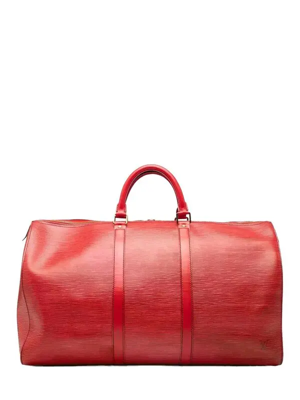 LOUIS VUITTON 1991 Epi Keepall 50 Travel Bag - Red