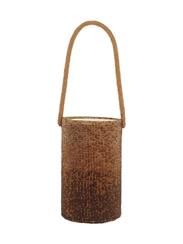 LIKE A BIRD Paradise Cylinder Beaded Bag - Multi