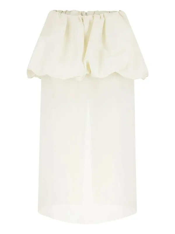 HARRIS TAPPER Exclusive Midi Skirt - Ivory