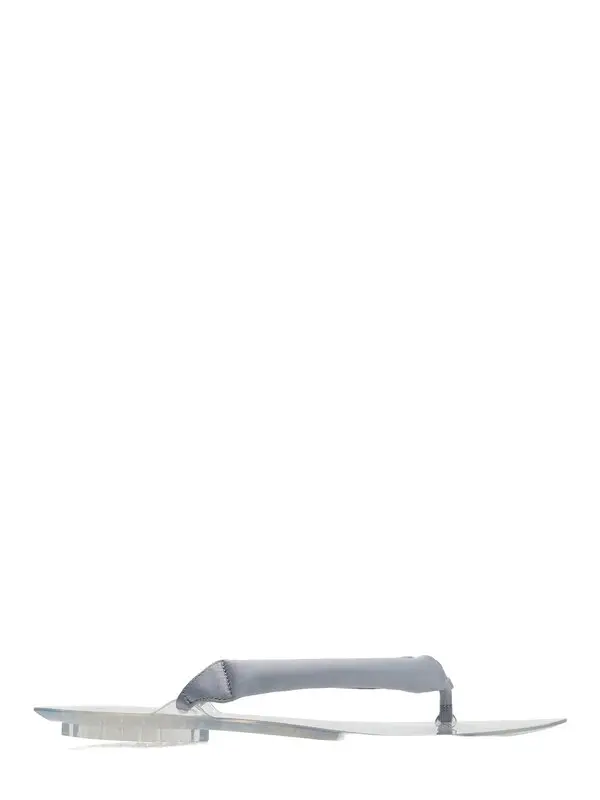 Alaïa Thong Mules With Tapered Heel - Metallic