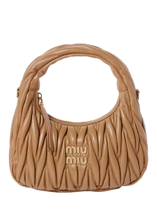 Miu Miu Wander Small Leather Hobo Bag - Multicolor