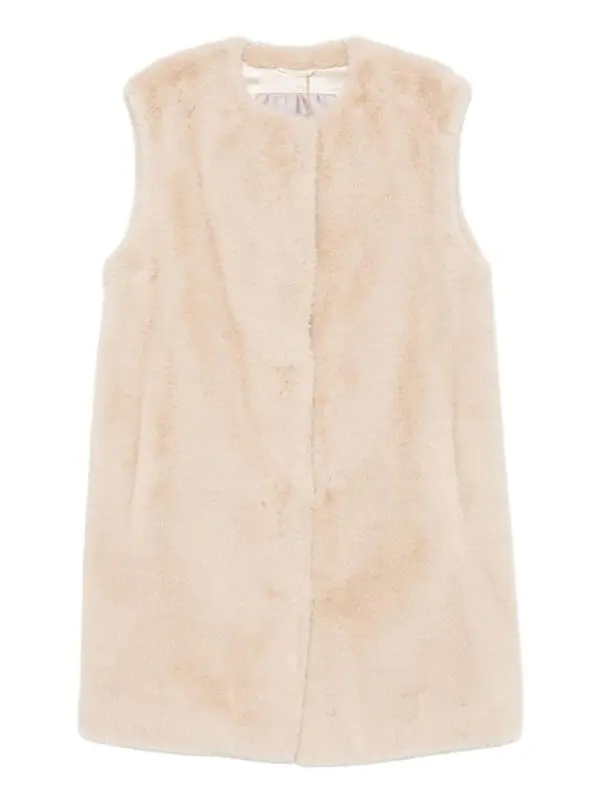 Herno Sleeveless Faux Fur Vest - Multicolor