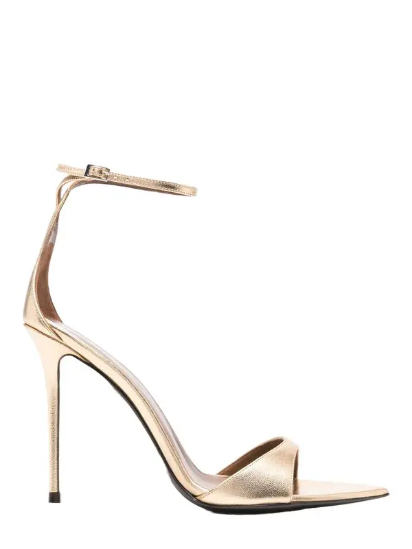 GIUSEPPE ZANOTTI Intriigo Leather Stiletto Sandals - Multicolor