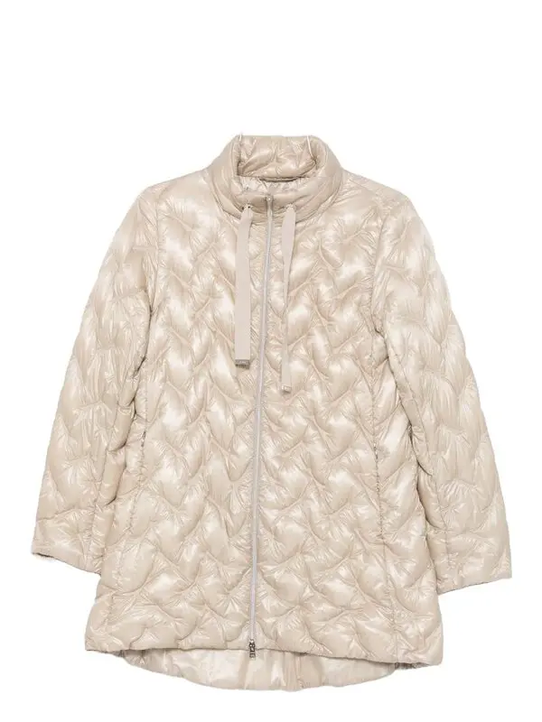 Herno Quilted Midi Down Jacket - Multicolor