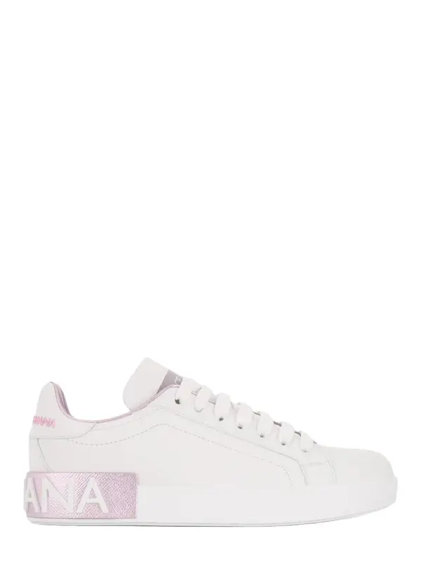 Dolce & Gabbana Portofino Leather Sneakers - Multicolor