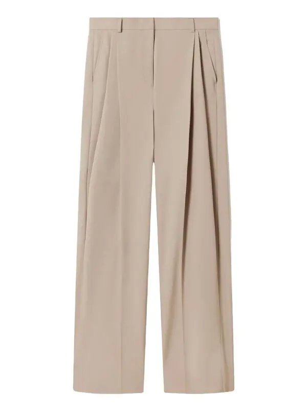 Stella McCartney Pleated Wool Trousers - Multicolor