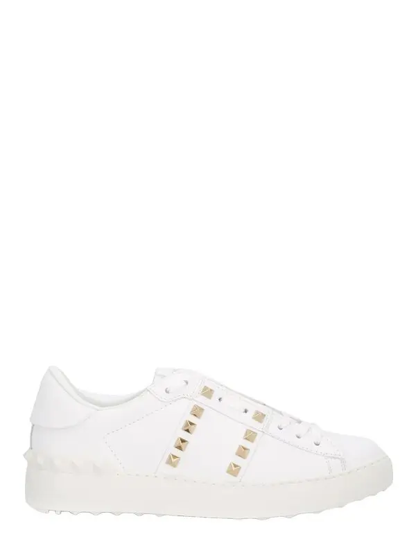 Valentino Garavani Rockstud Untitled Leather Sneakers - Multicolor