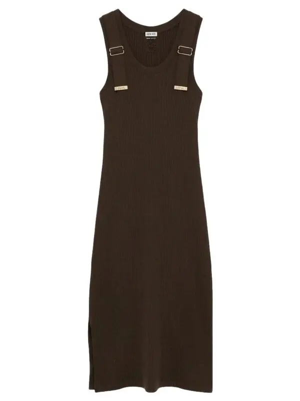 Loewe Cotton Long Dress - Multicolor