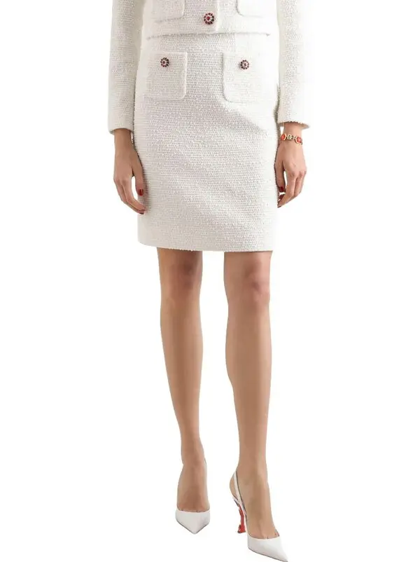 Dolce & Gabbana Cotton Midi Skirt - Multicolor